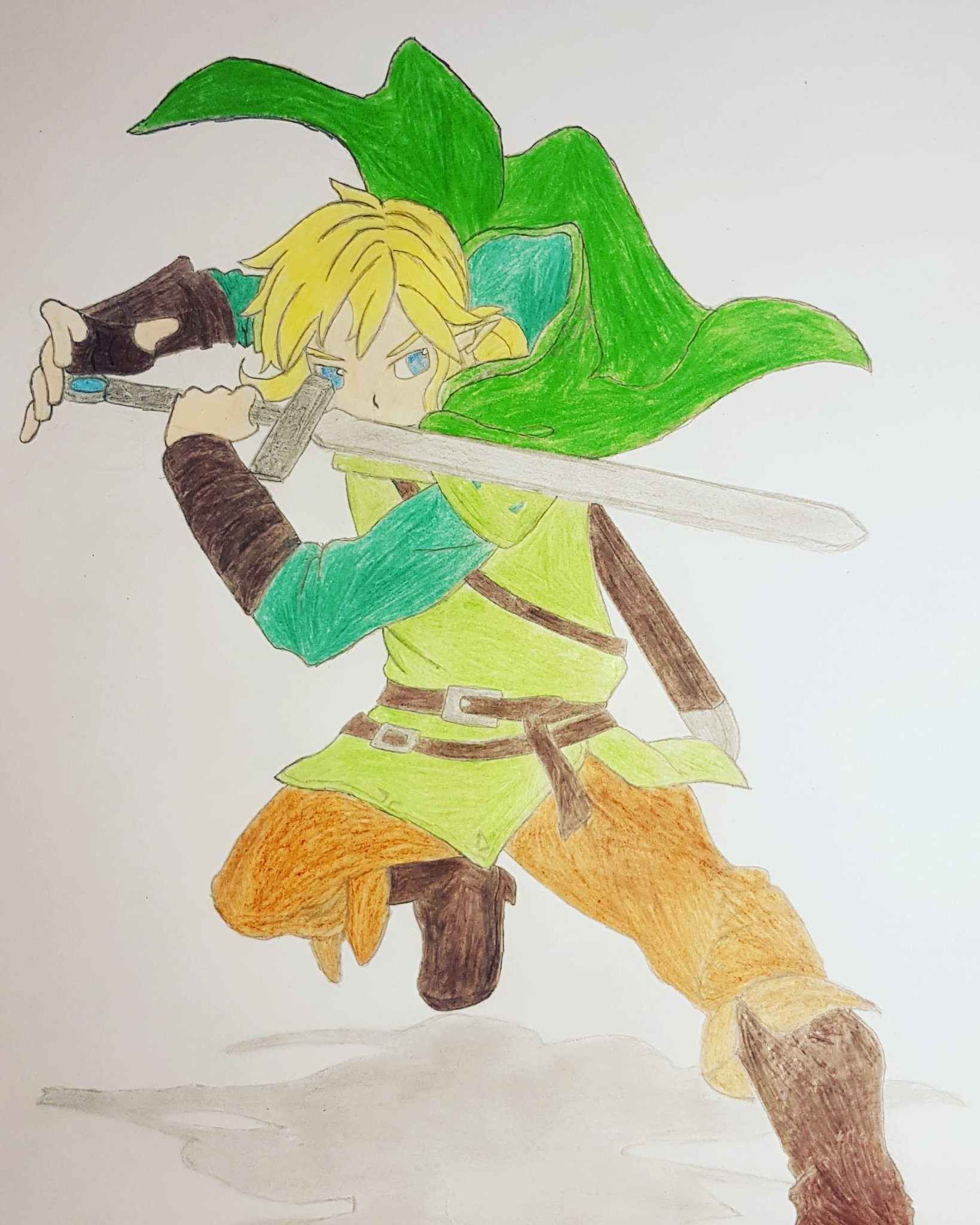 Legend Of Zelda Link Skyward Sword Drawing