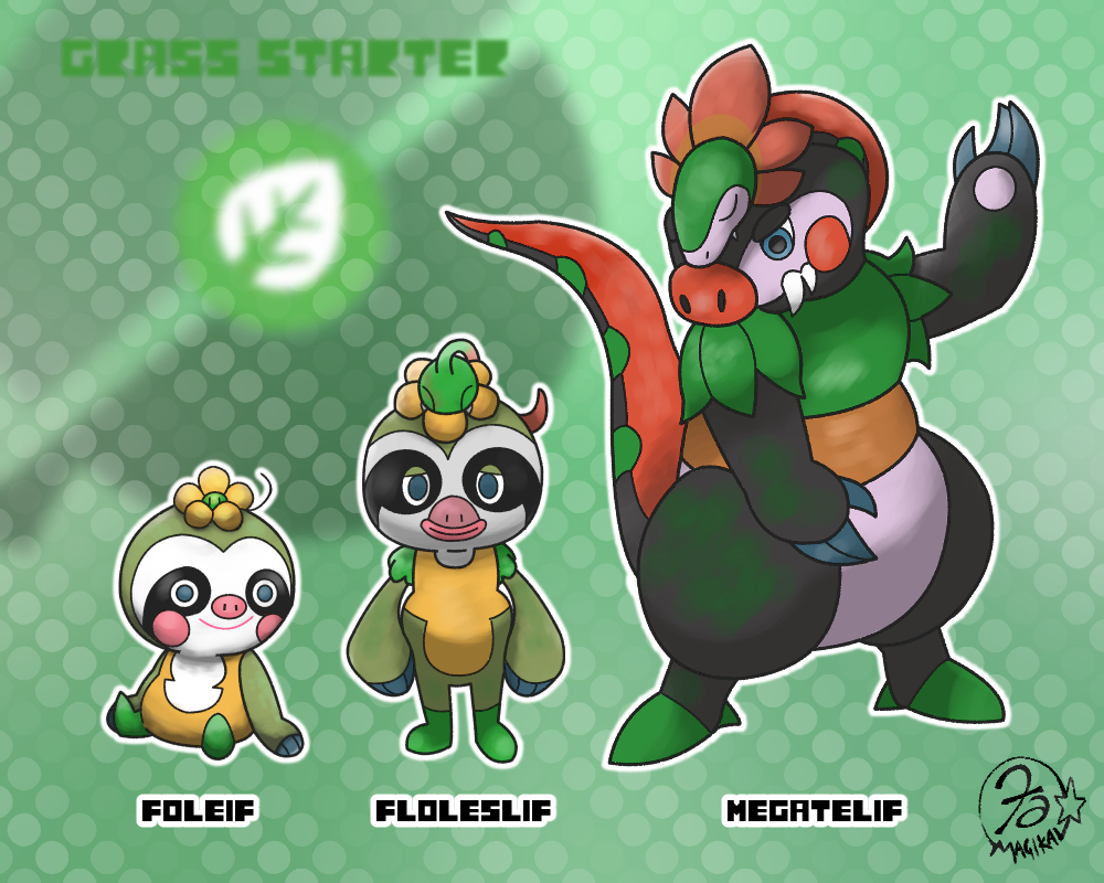 Fakemon Grass Starters