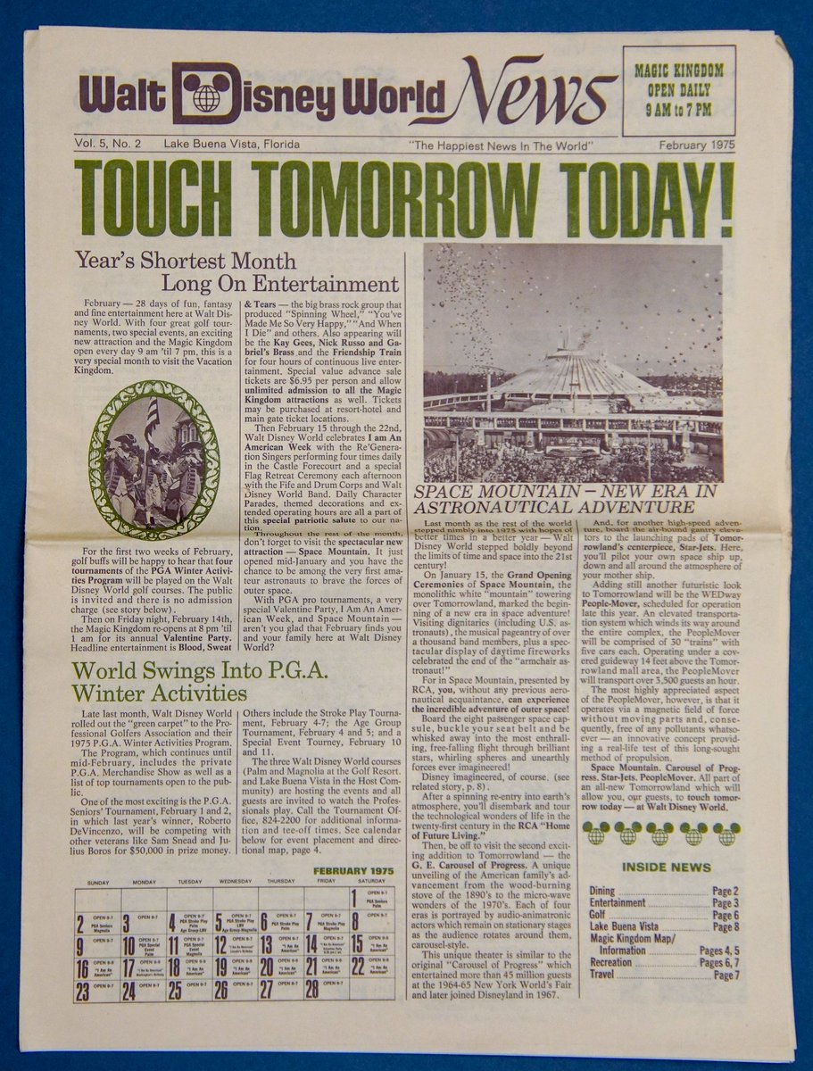 Disney World On Newspaper