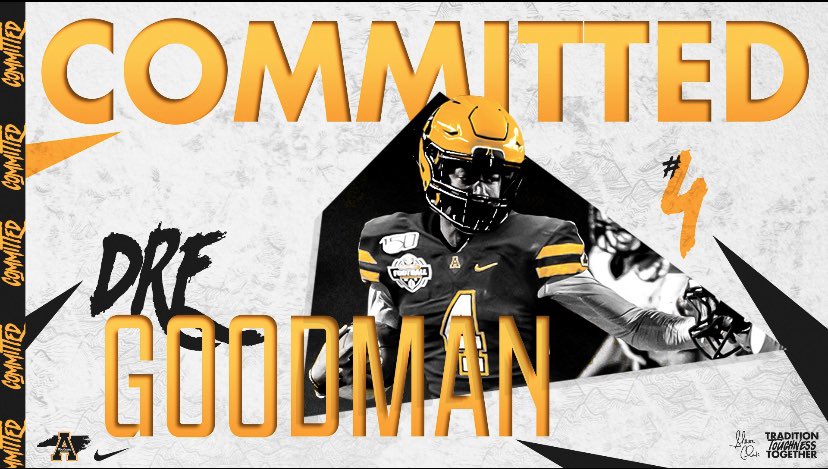 2021 3* ATH Andre Goodman commits to App State : r/CFB