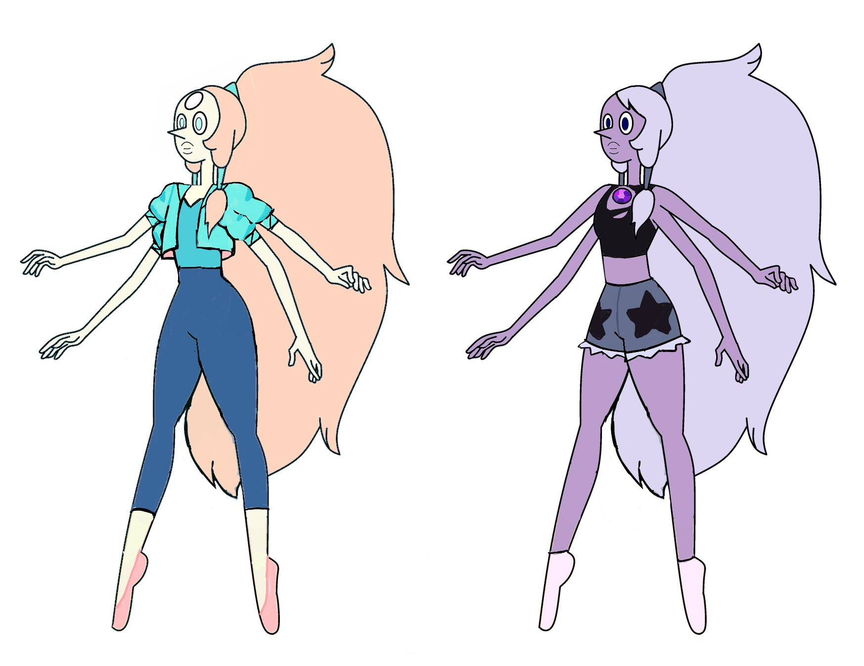 Steven Universe Pearl And Amethyst Fuse