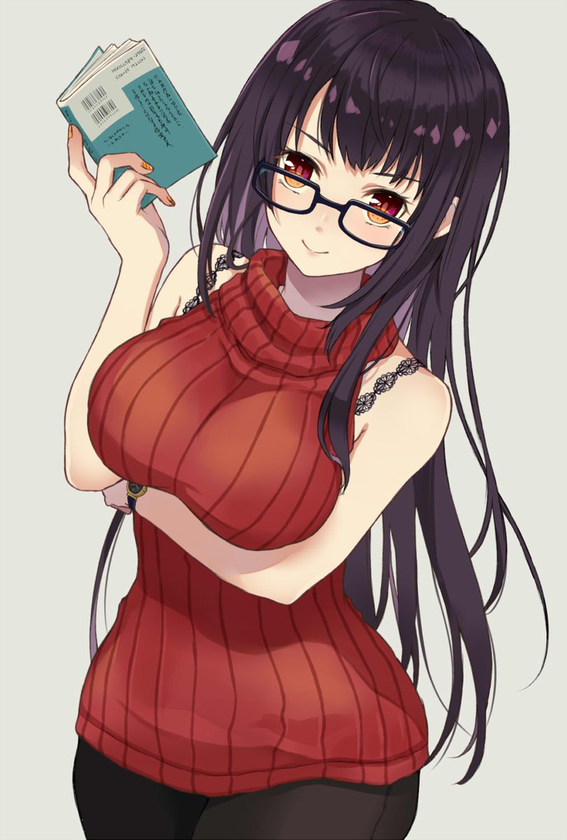 「黒髪ロング眼鏡お姉さんです。 」亜羽瀬ひののイラスト
