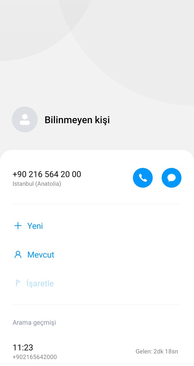 İbrahim Ethem Afacan on Twitter: "0216 564 20 00 numarasından Durmuş Döven olduğunu söyleyen ...