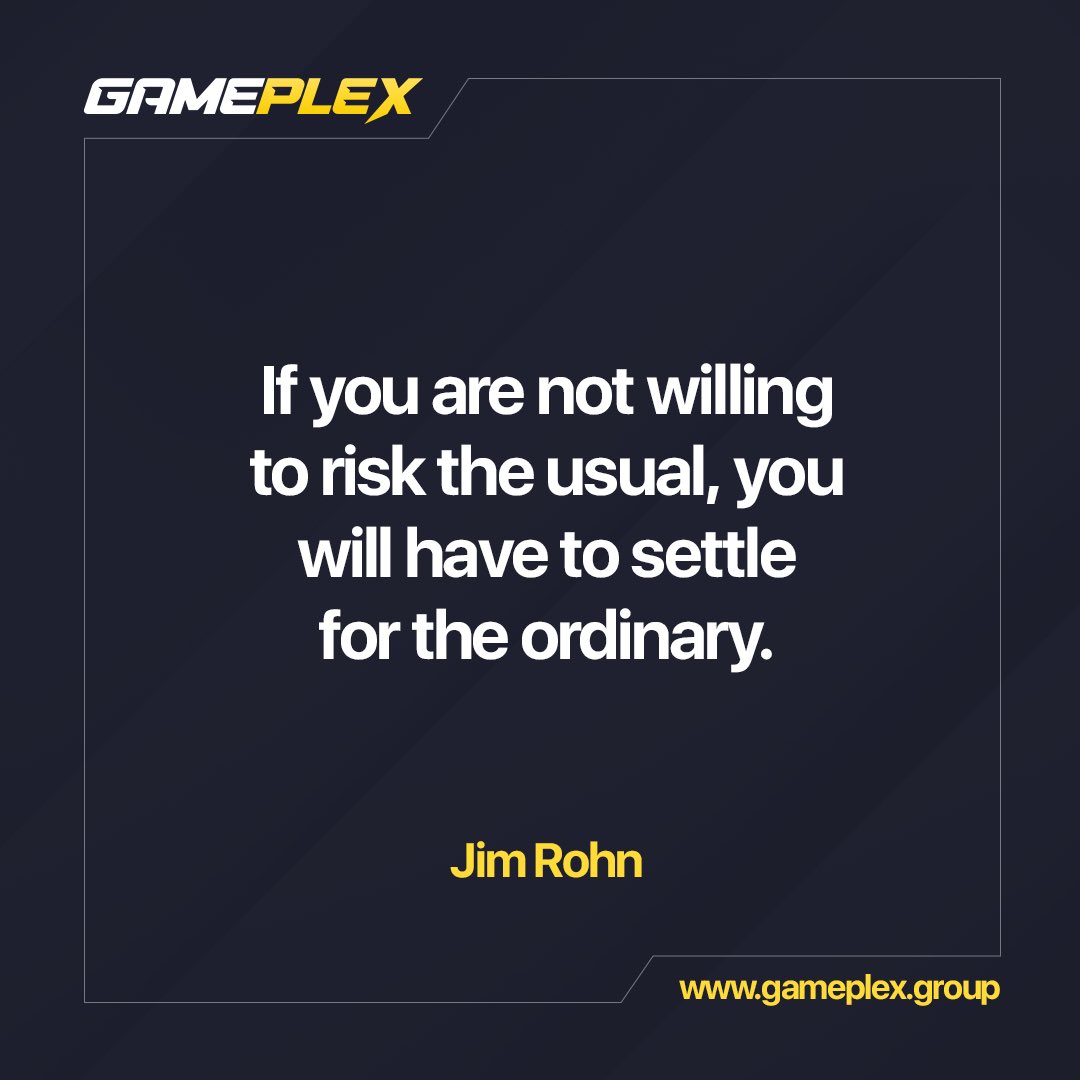 Gameplex Group on Twitter: "#MondayMotivaton…