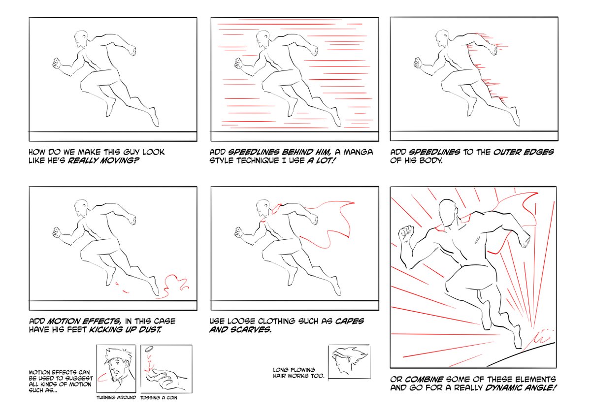 How To Draw Movement In Art
