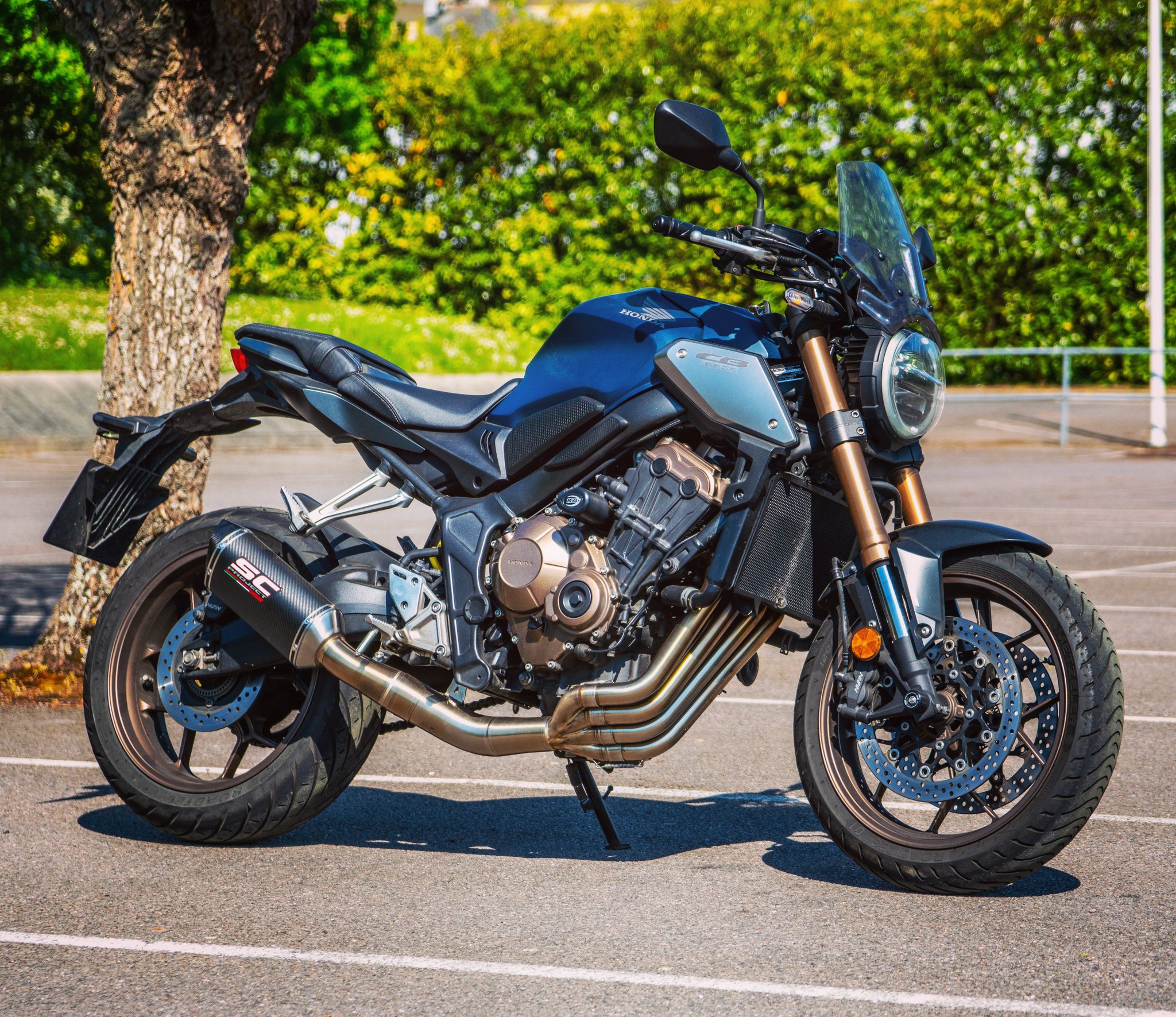 Honda CB650R SC-Project Exhaust