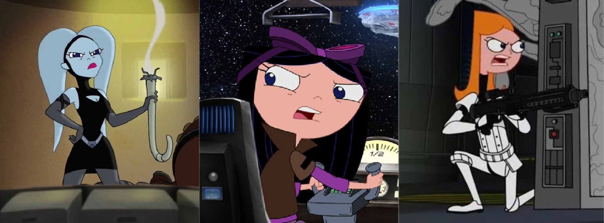 Phineas And Ferb Star Wars Candace