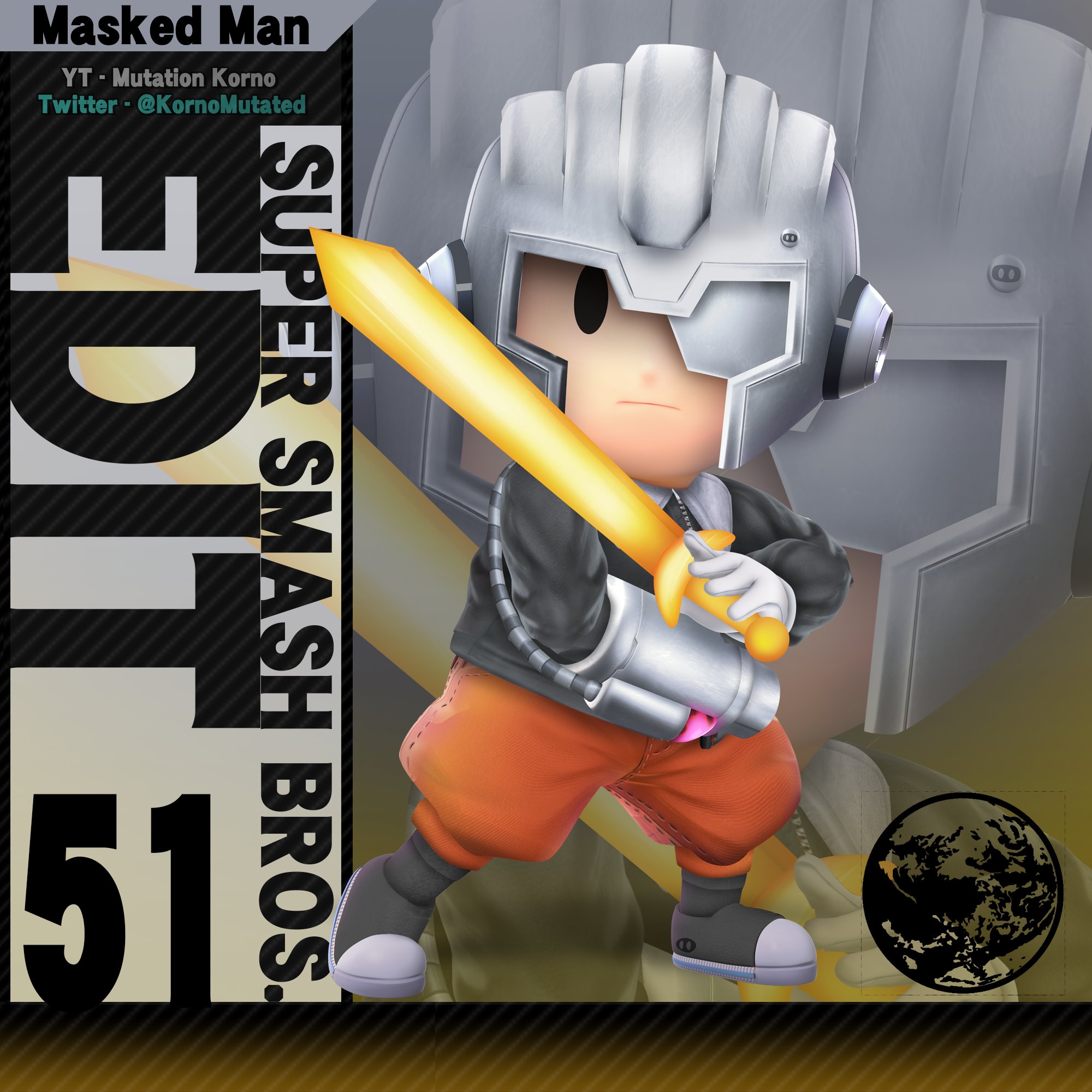 Masked Man Render