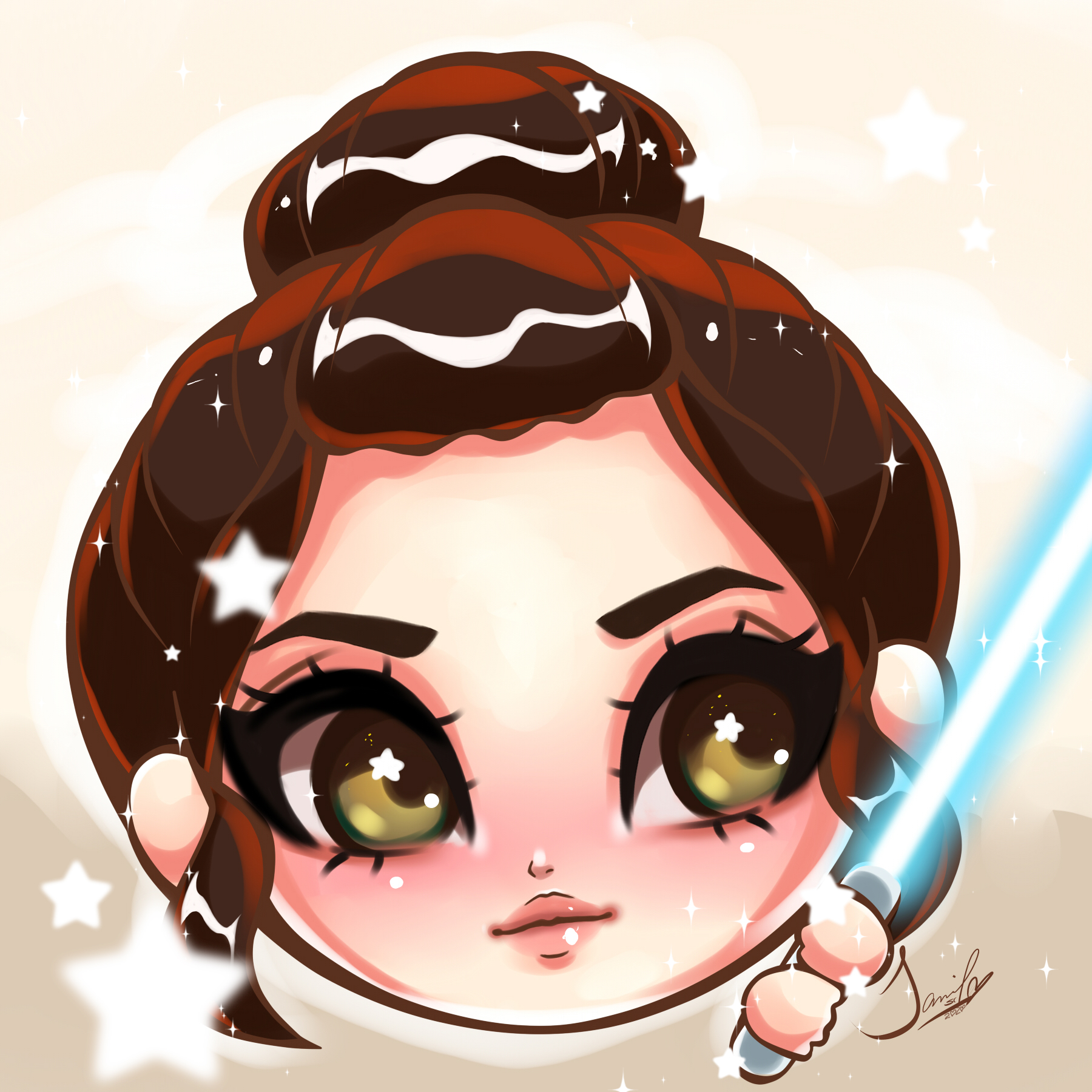 Chibi Star Wars Leia