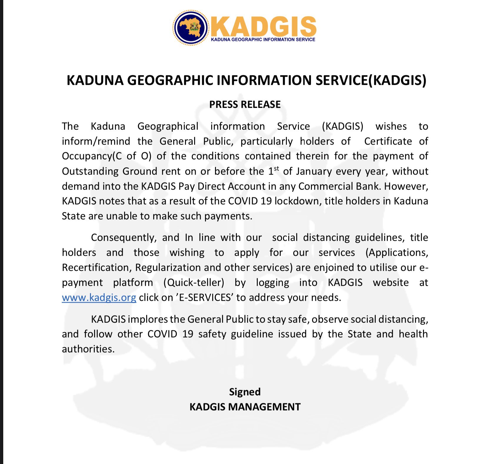Geographic Information Service