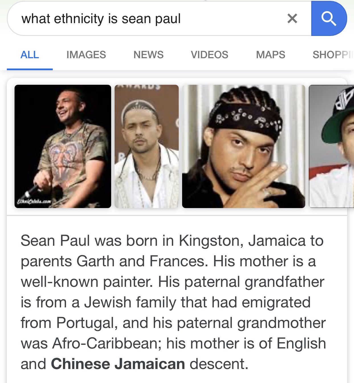 Sean Paul Father