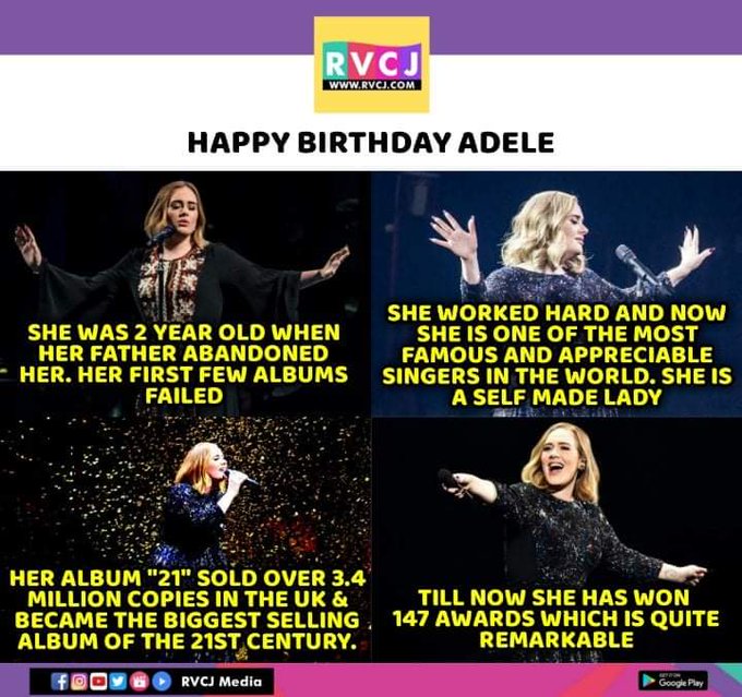 Adele's Birthday Celebration | HappyBday.to
