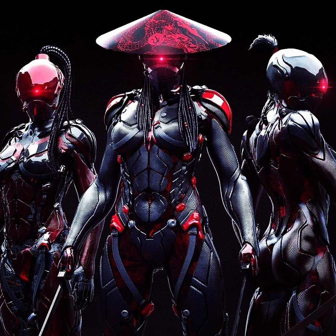 Cyber Ninja Concept Art