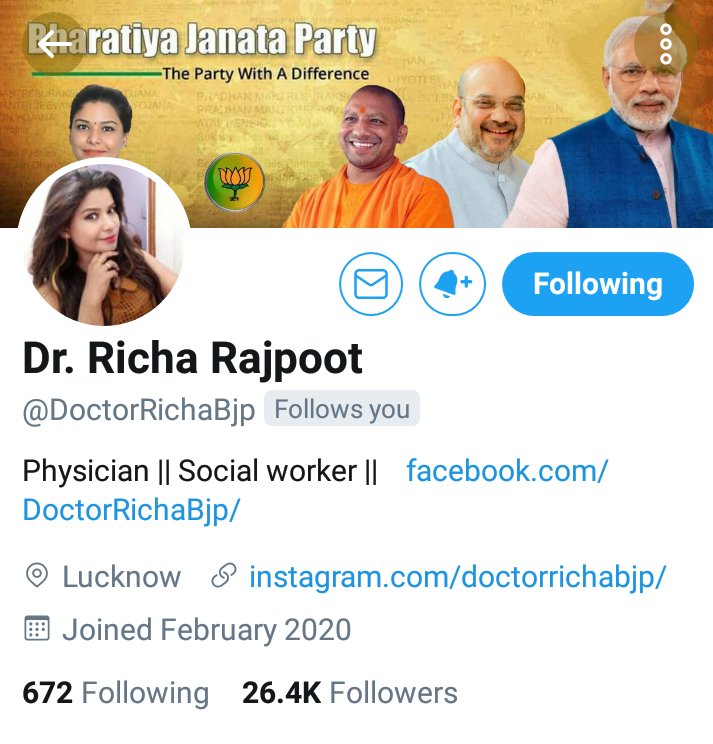 Prabhat Kumar Awale 🇮🇳 on Twitter: "Dear @TwitterIndia, Dr Richa Rajput ji ke naam se Kai farji ...