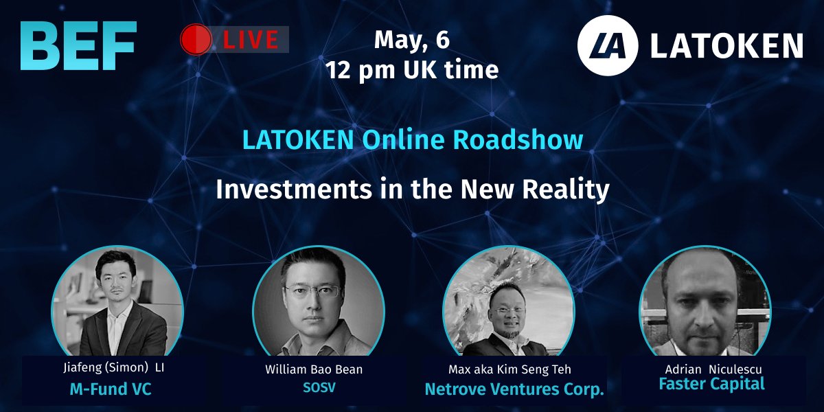 LATOKEN on Twitter: "Join LATOKEN Online Roadshow tomorrow at 12 pm UK time. Speakers include ...