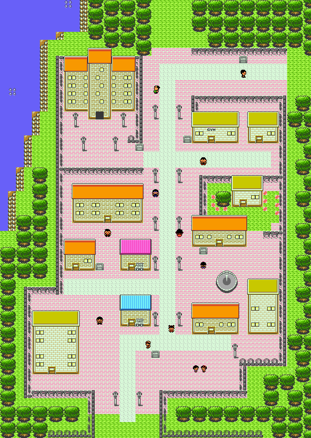 Pokemon Crystal Map