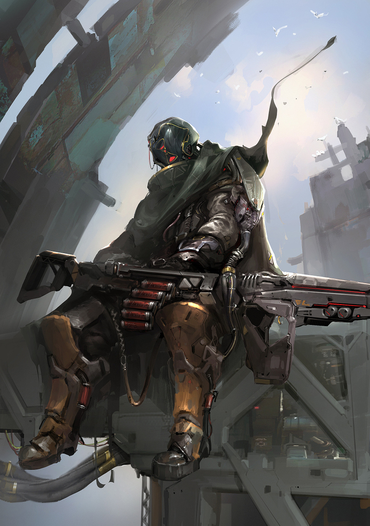 Cyborg Soldier Concept Art