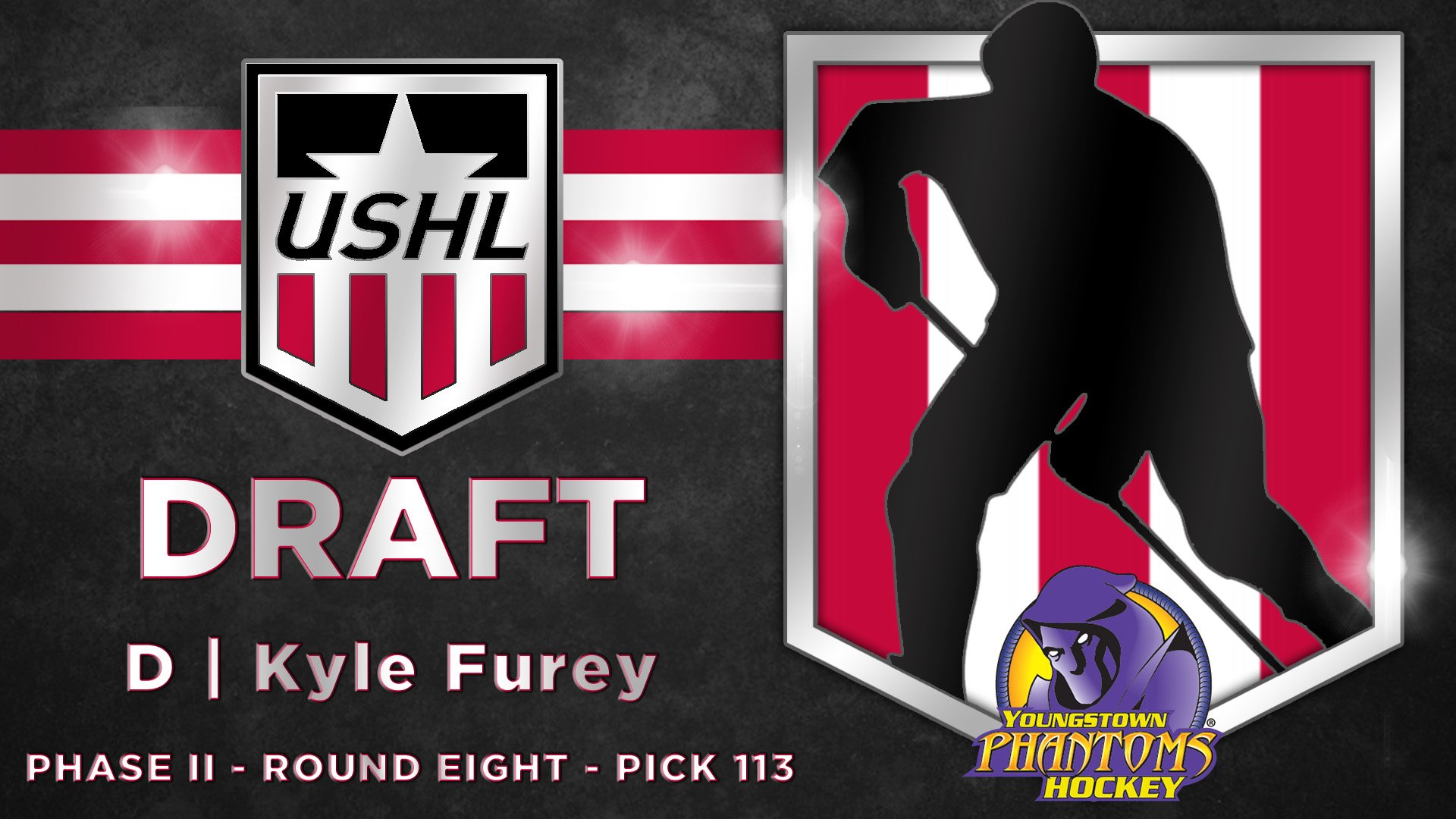 USHL on Twitter: "Phase II Round 8 Pick 113 @YtownPhantoms Kyle Furey… https://t.co/N7wvfb3KAI"