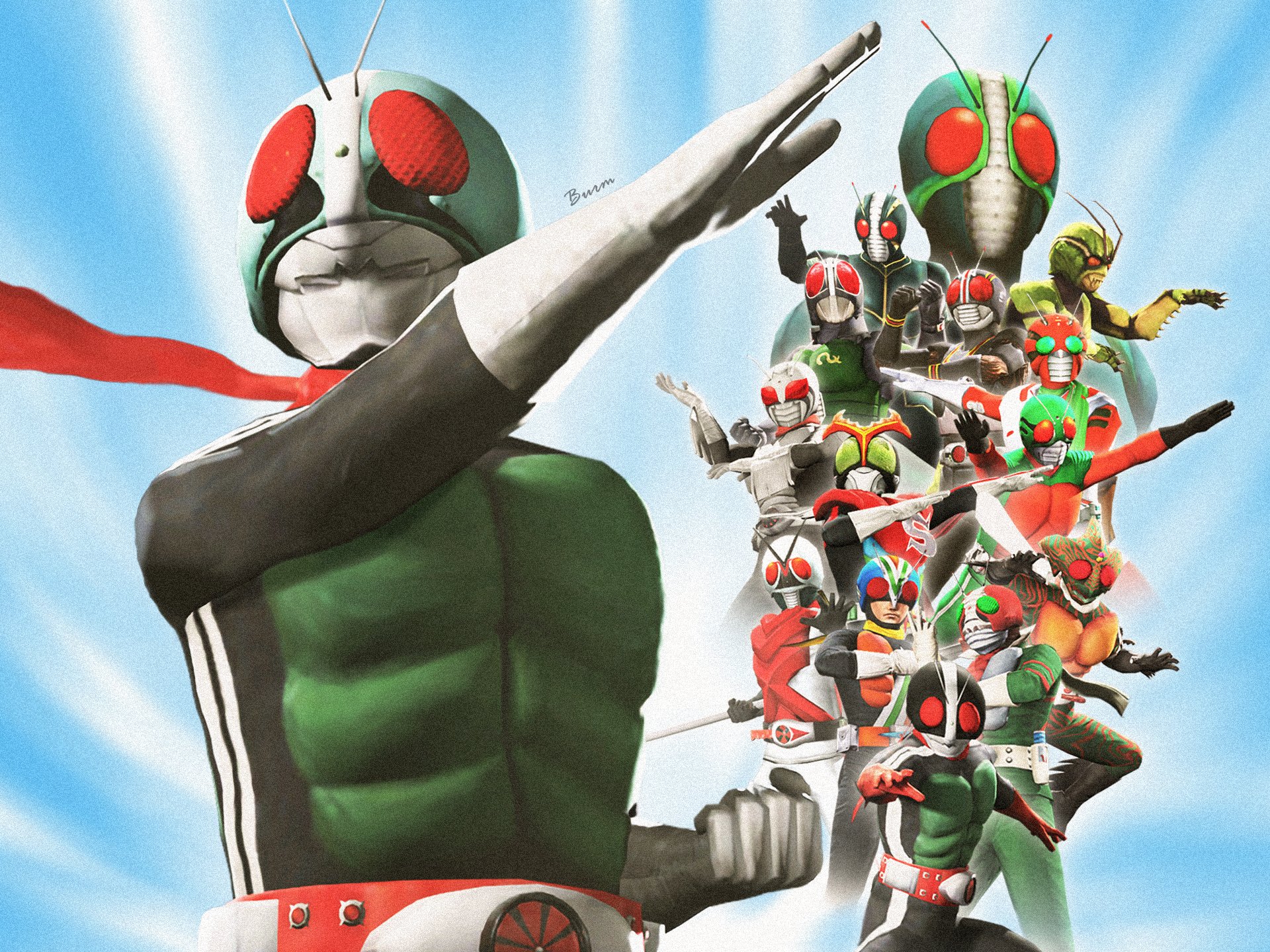 Kamen Rider V3 Wallpaper