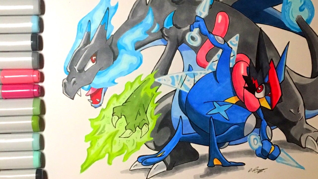 How To Draw Mega Charizard Ex