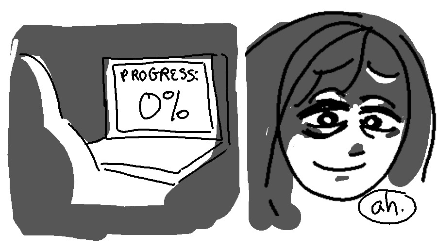 「i am once again complaining about my inability to do work on」gertritudeの漫画