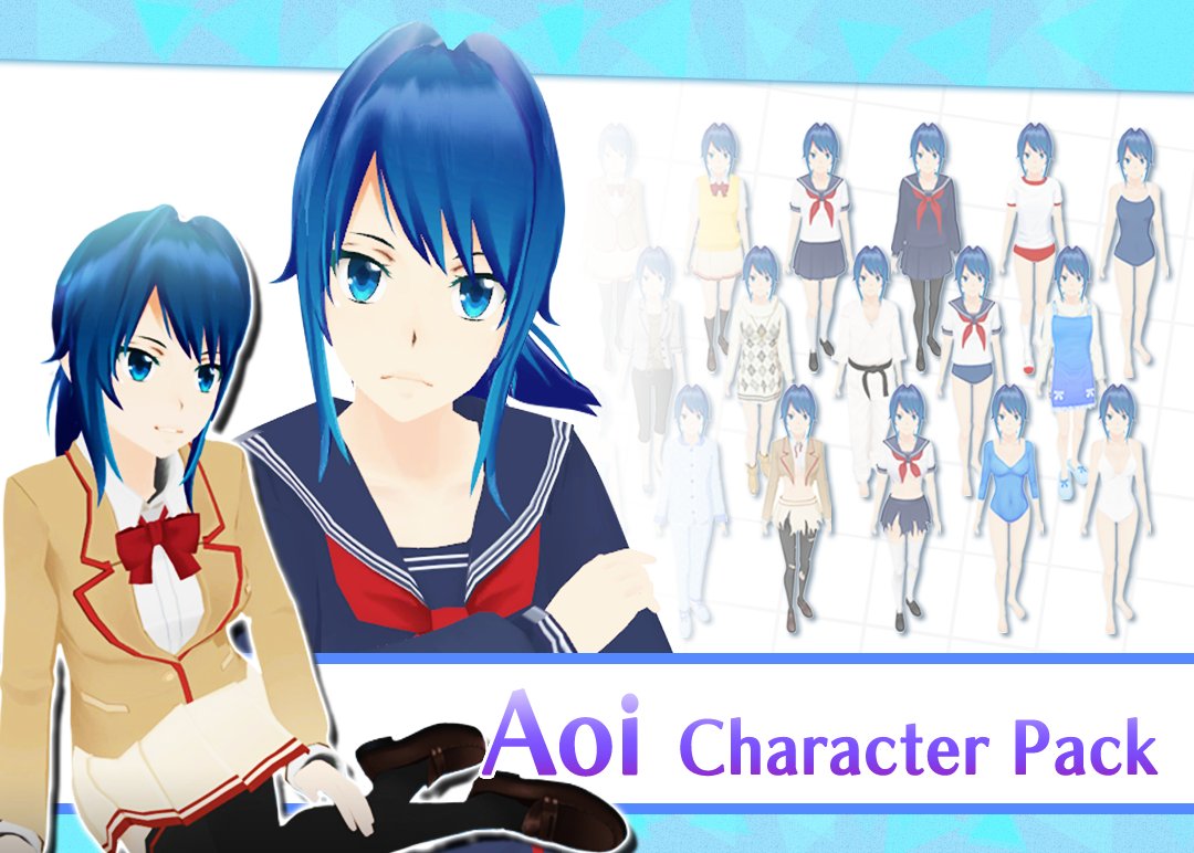 Game Asset Studio on Twitter: "Do you know Aoi? Aoi Character Pack by #GameAssetStudio #unity3d ...