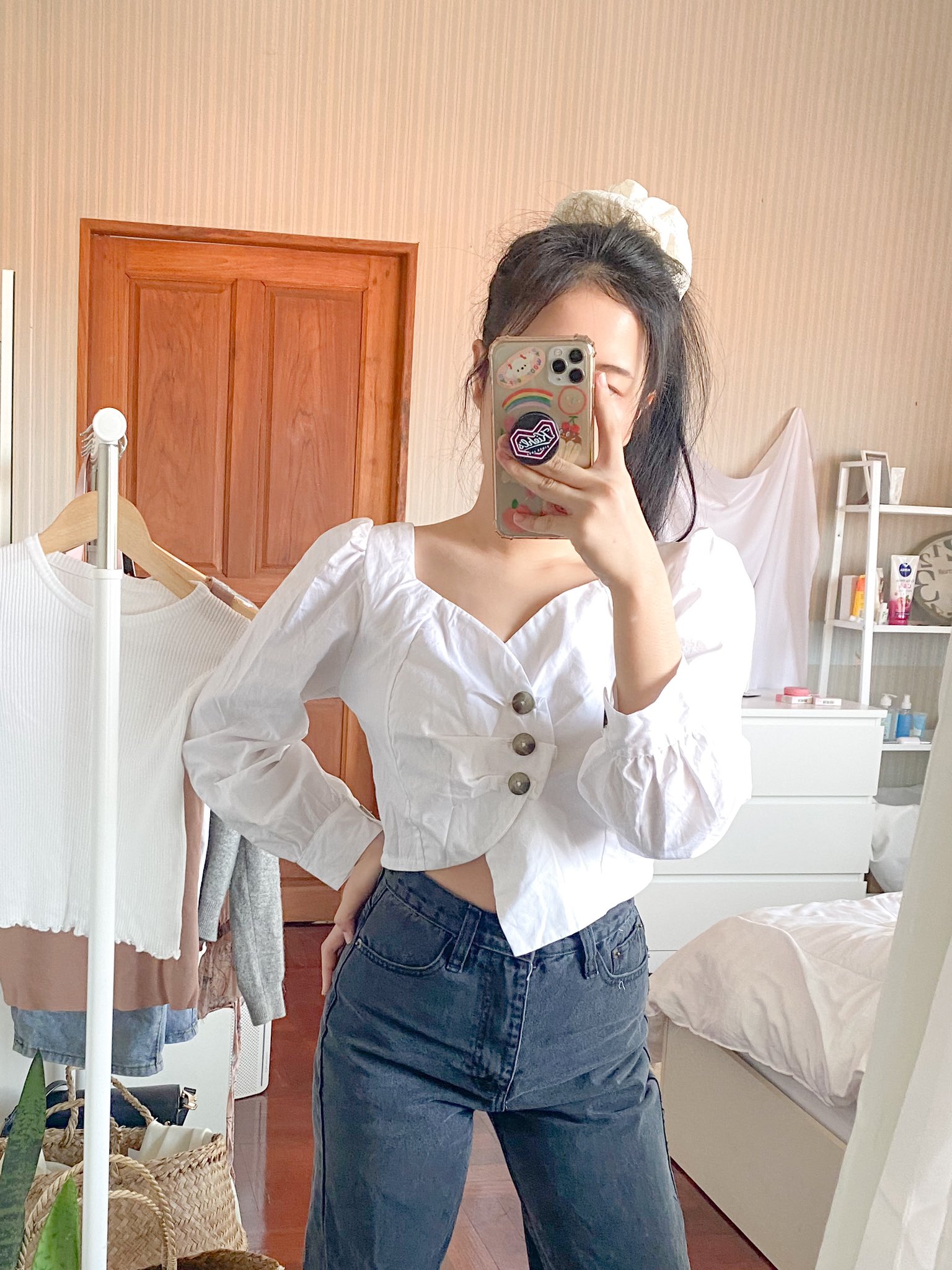 cloudysstory ꕀ on Twitter: "เสื้อจากร้าน Sm.studio11 ในไอจีตัวนี้น่ารักมากกกก 💘 ผ้าไม่บางเลย เรา ...