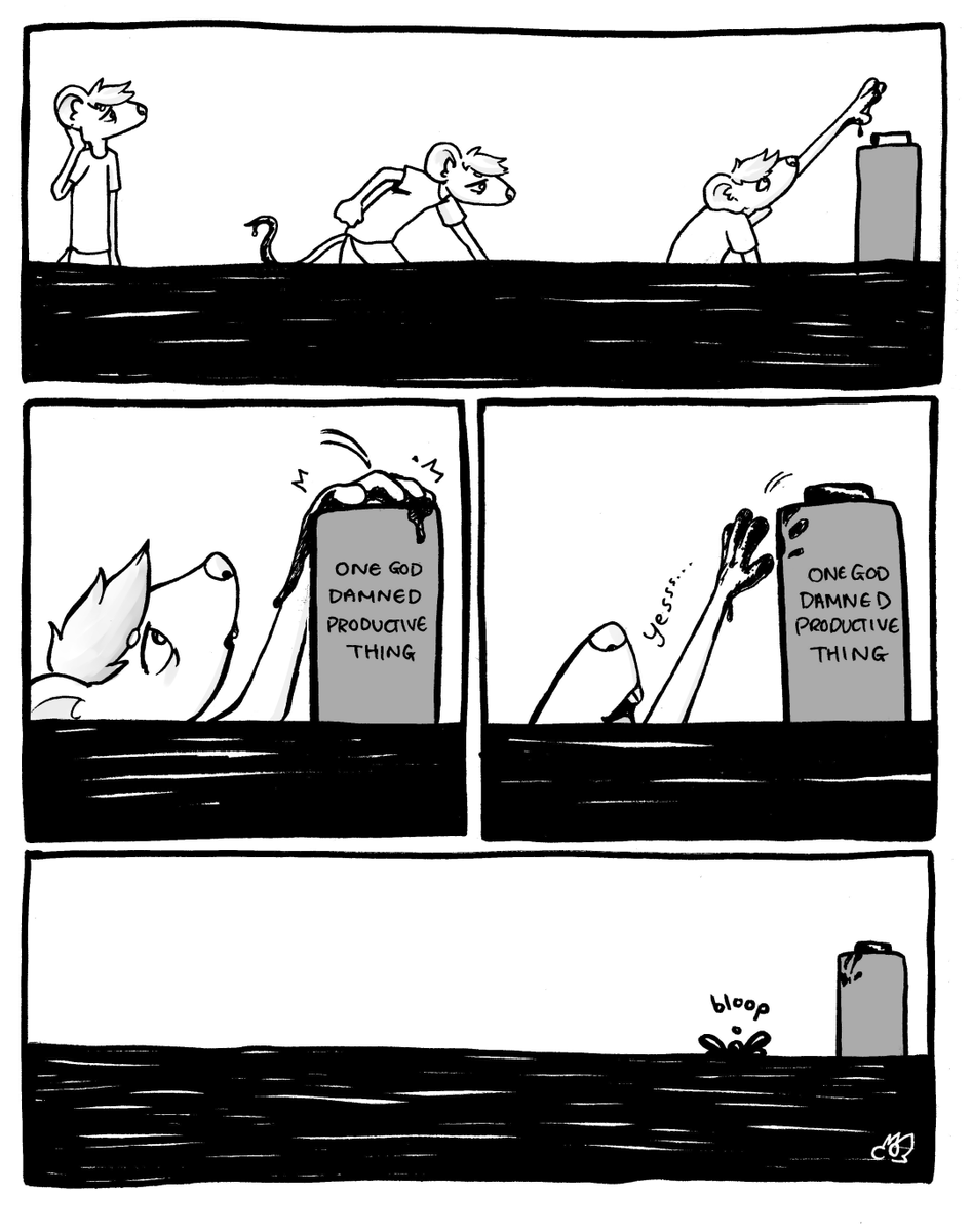 「really feelin this incredible edgy sadboy comic i drew in 20」Screaming ...