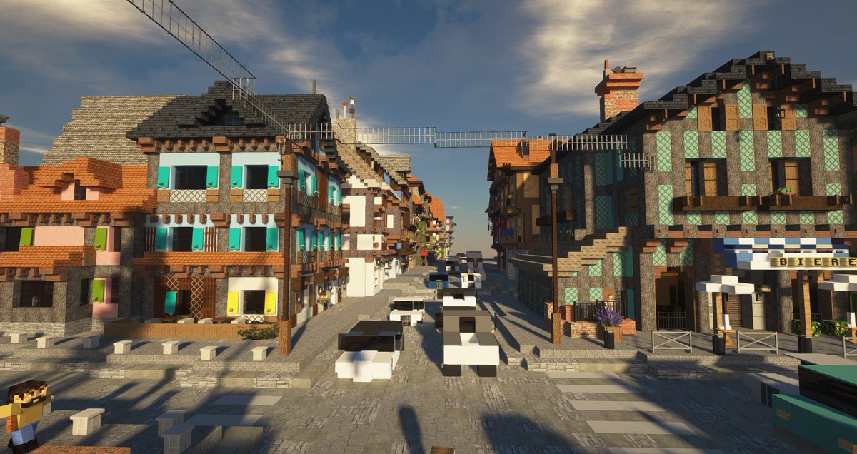 Minecraft Suburban Town