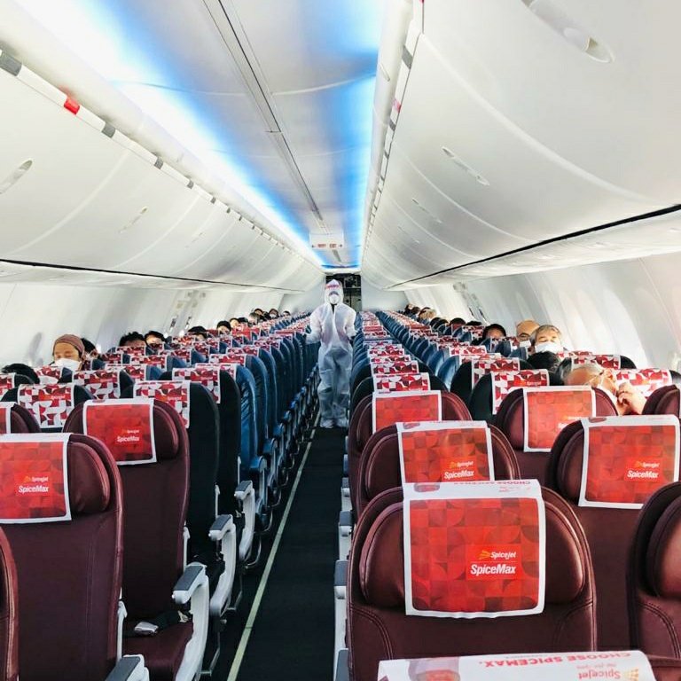 Spice Jet Airways Inside