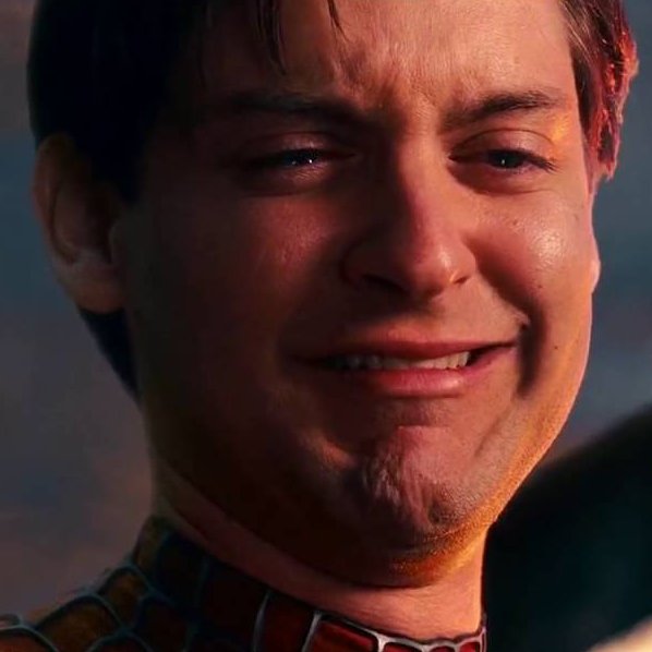 Spiderman Crying Gif