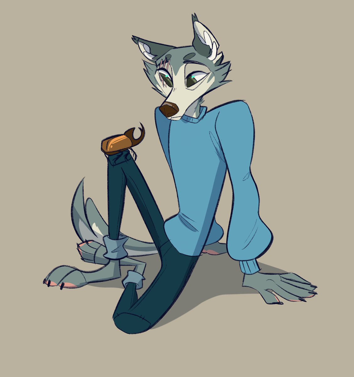 A Wolf and His Beetle [foxpiracy] : r/Beastars