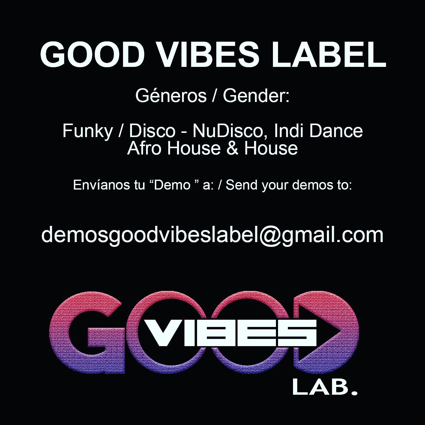 Good Vibes Label on Twitter: "We want to give our full support to those ...