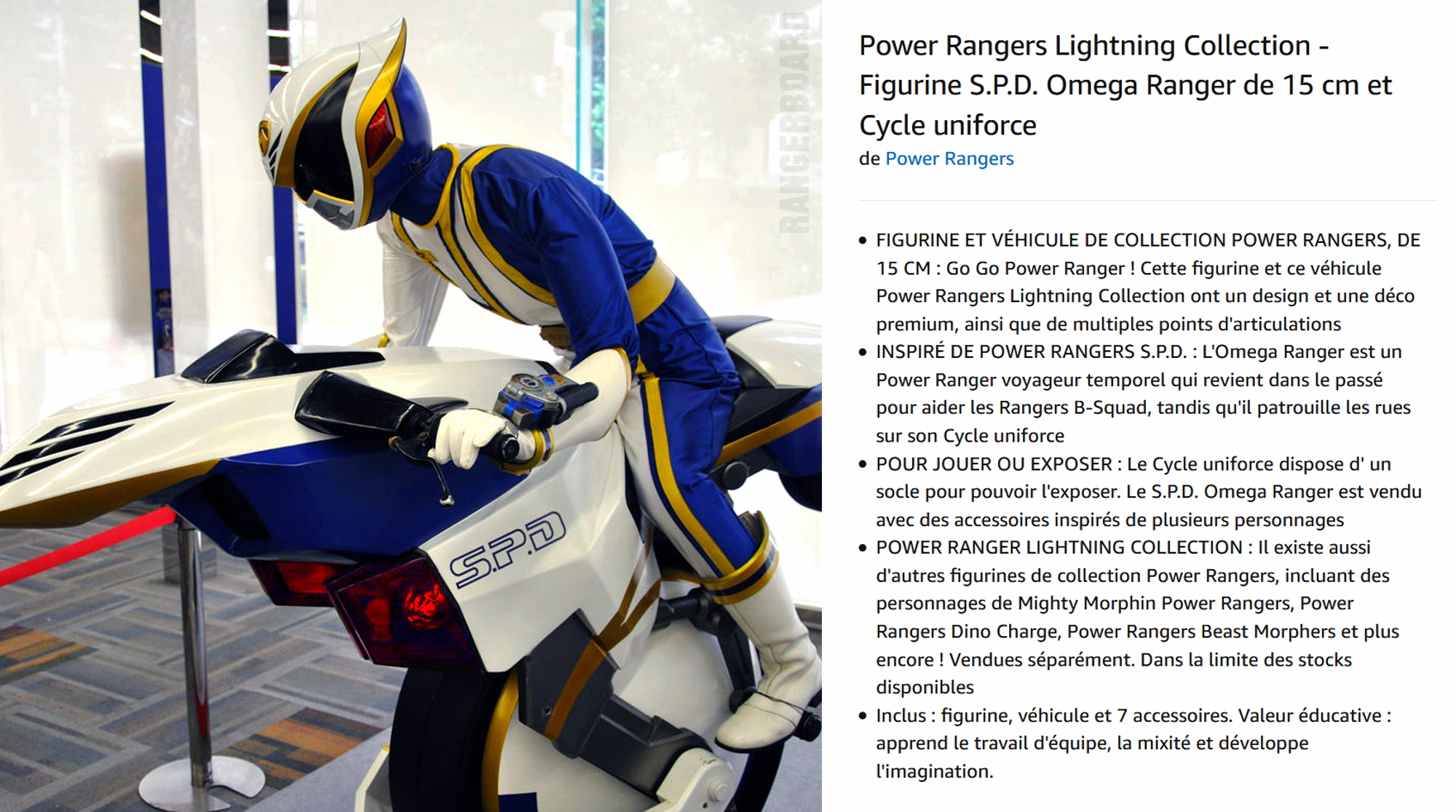 Power Rangers Spd Omega Ranger Bike