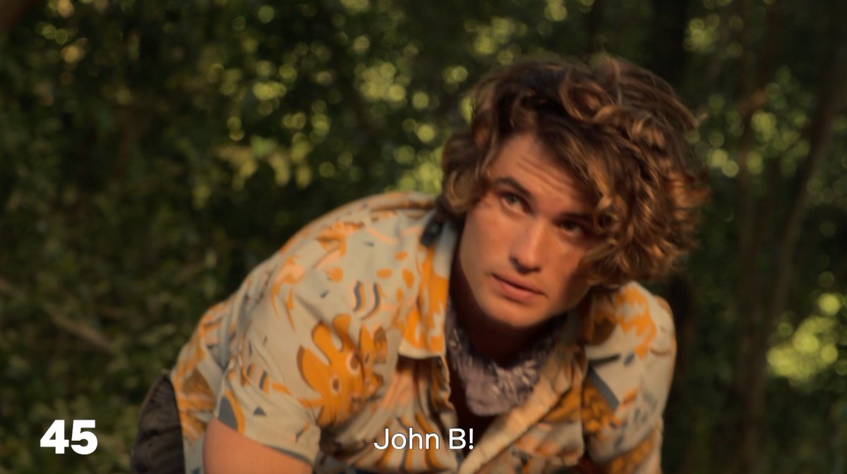 "John B" is said 149 times in the first season of Outer Banks ... I ...