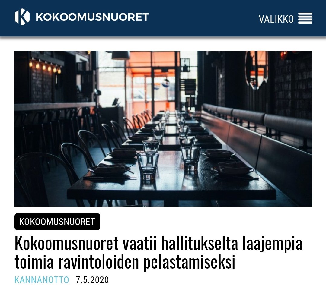 Matias Pajula valittu Kokoomusnuorten puheenjohtajaksi