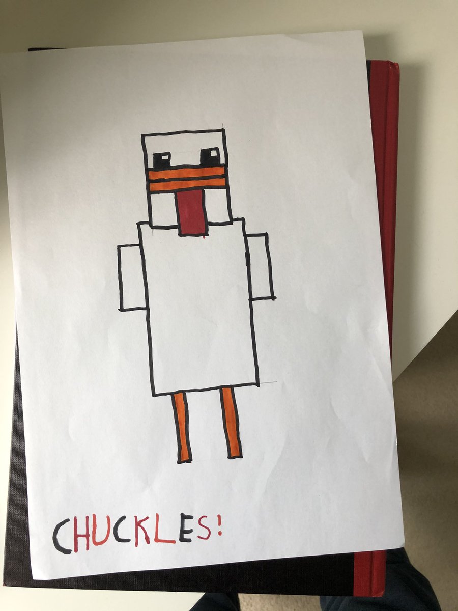 How To Draw A Minecraft Chicken