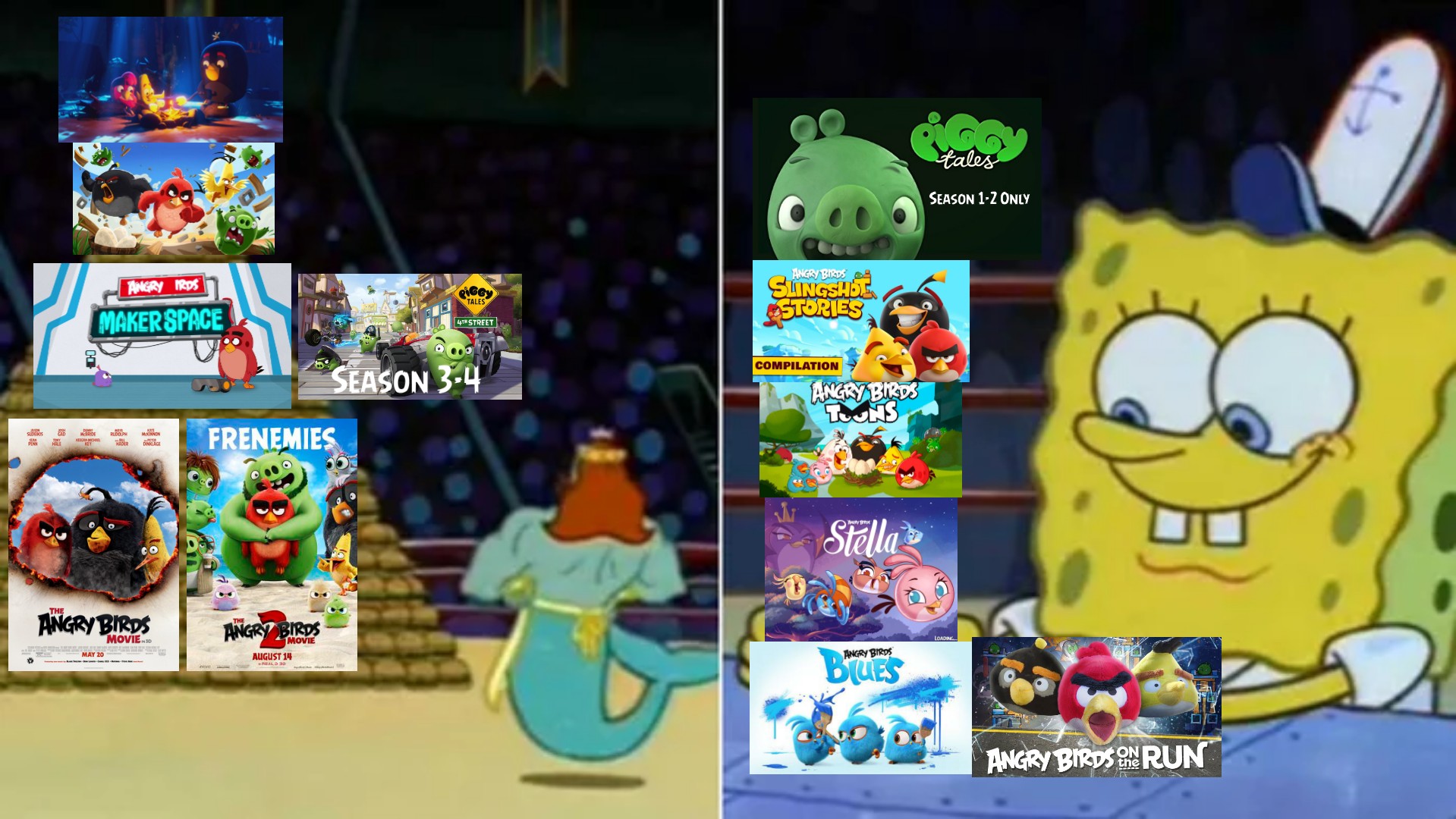 Spongebob Angry Birds