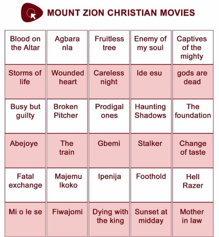 Solomon Atanda on Twitter: "Funny to say there are some movies here I never knew existed🤔…