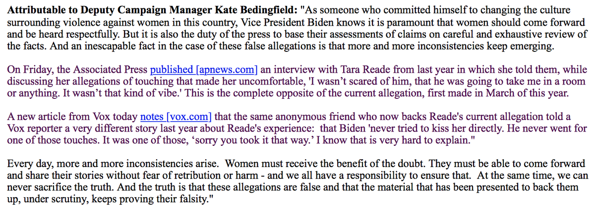 Drogon On Twitter A Court Document From 1996 Shows Tara Reade Told