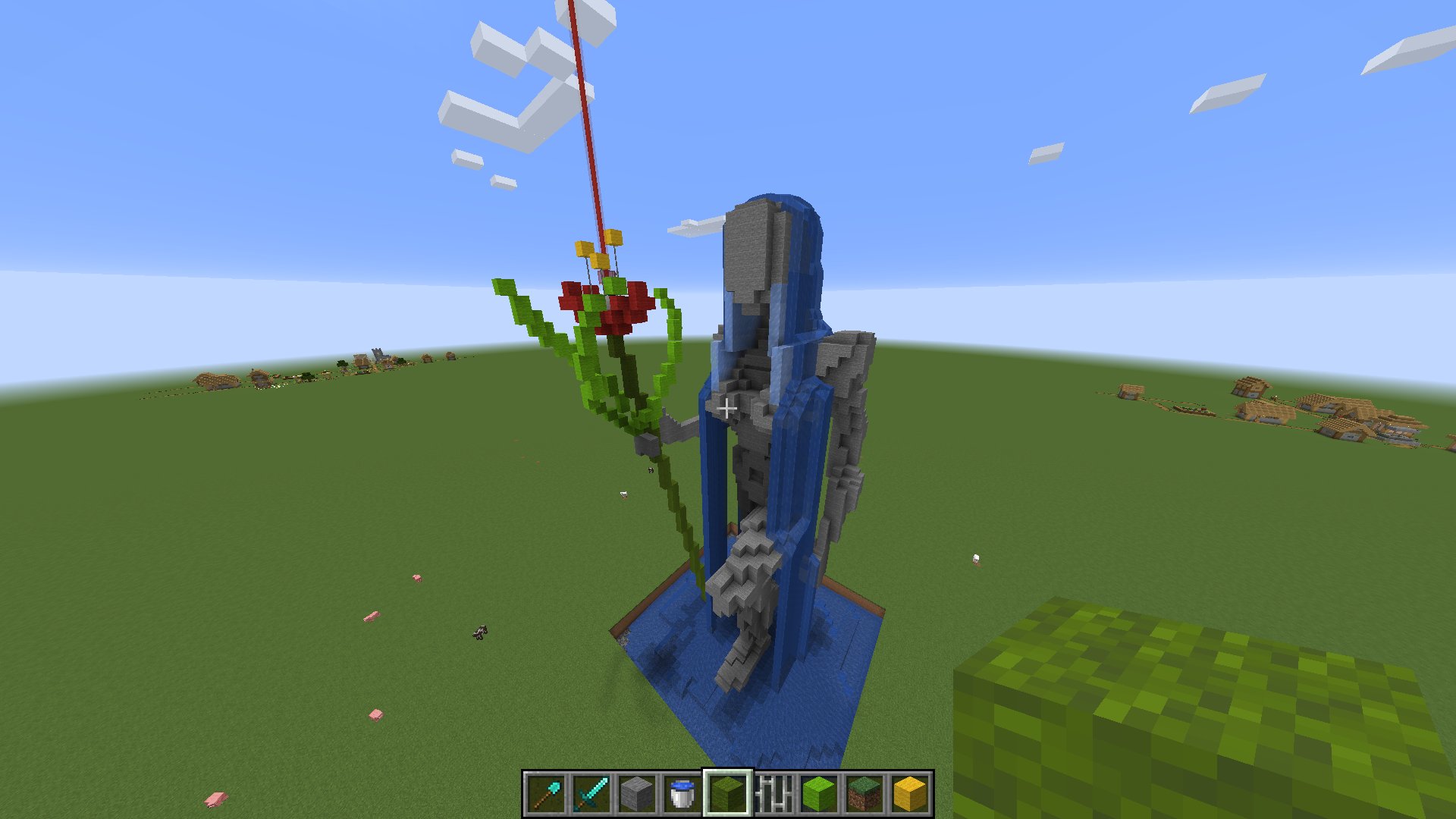 Minecraft Simple Angel Statue