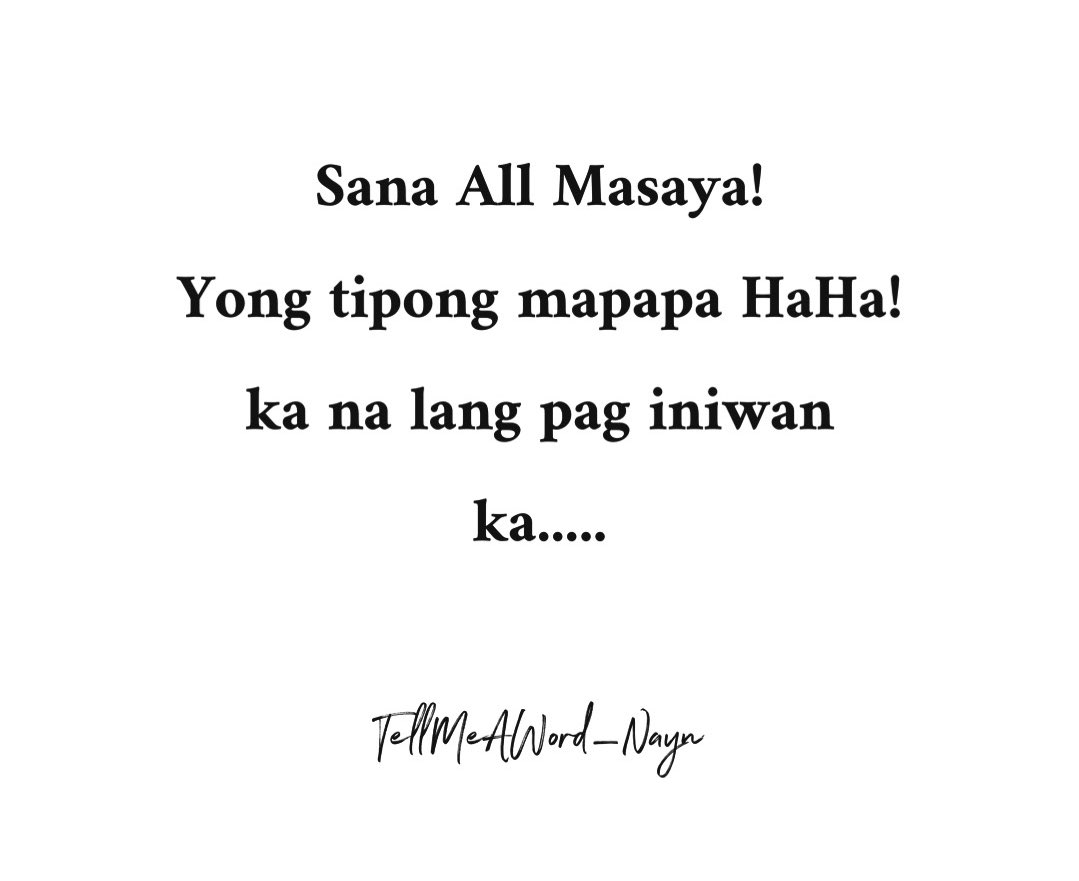 Quotes About Happiness And Smiling Tagalog