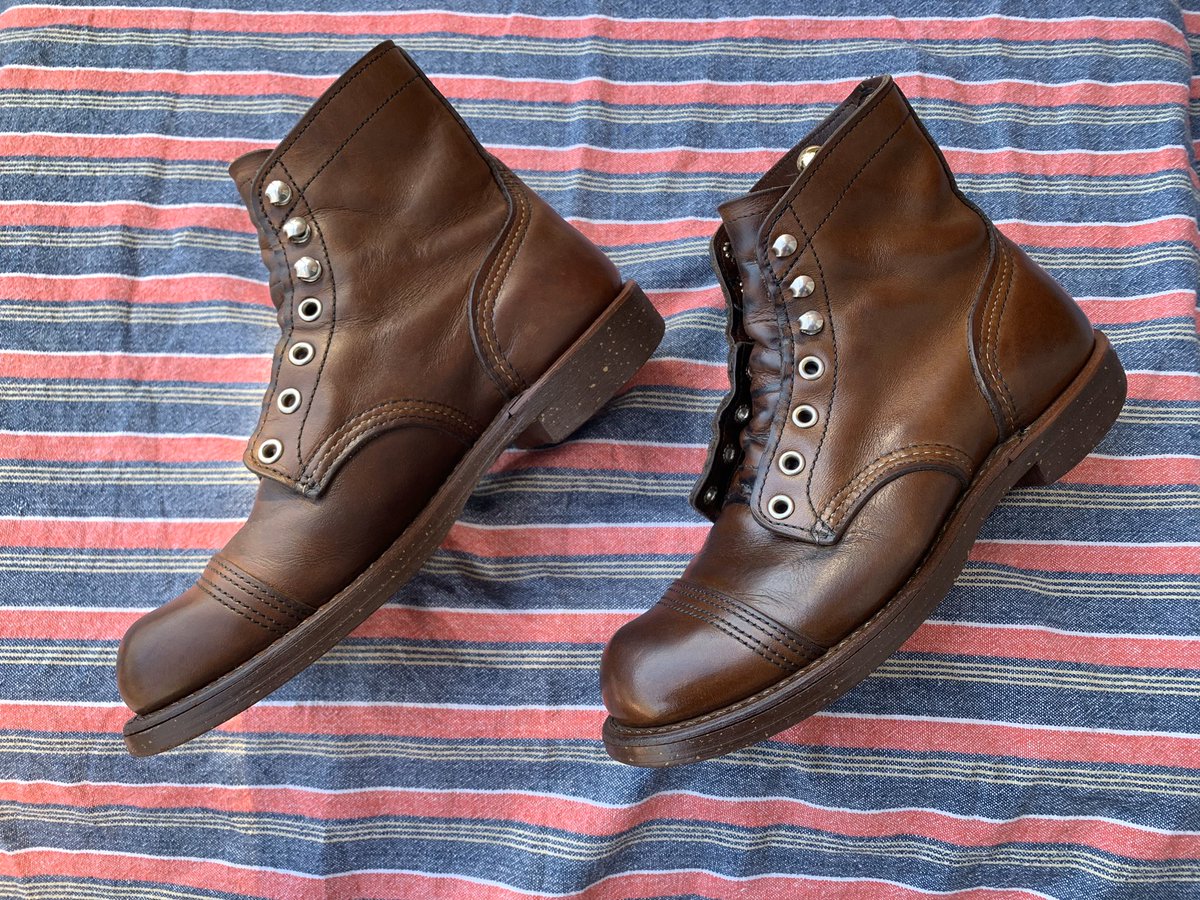 tama on Twitter: "エイジングメモ REDWING ironranger 8111…