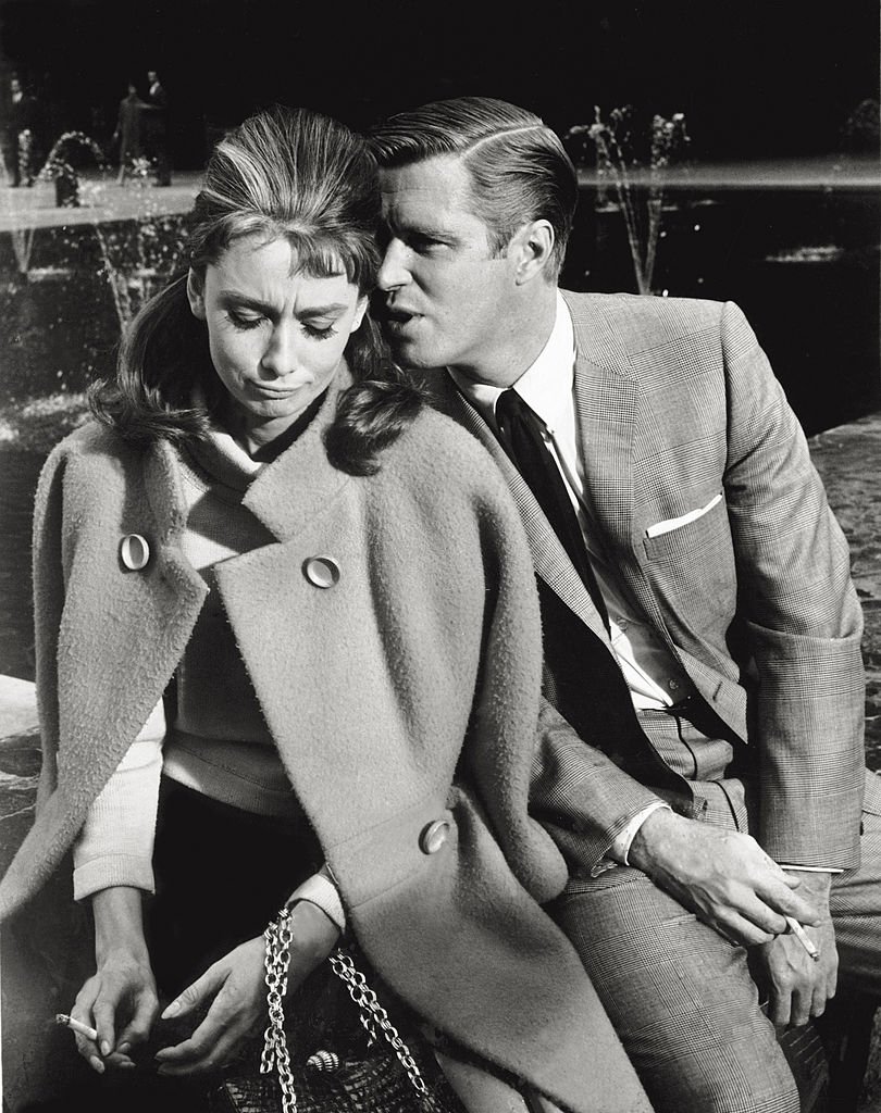 George Peppard And Audrey Hepburn