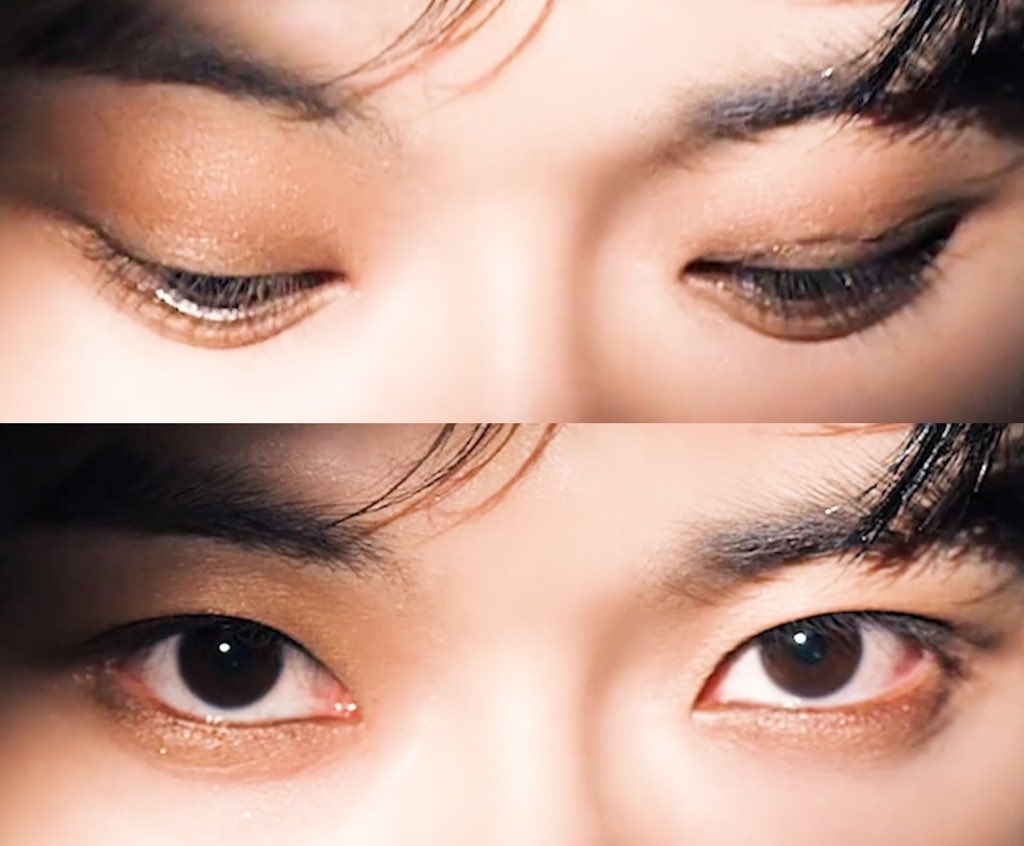 Let's talk about Doyoung's eye makeup #NCT127_WarmUp