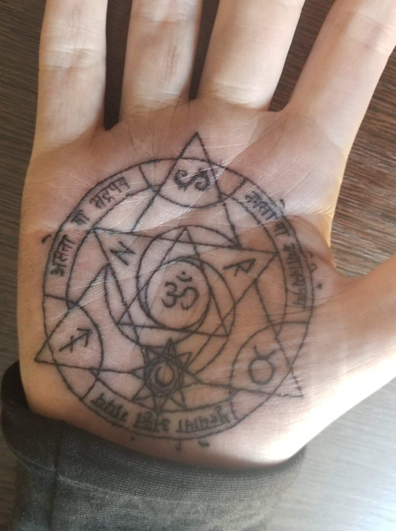 Transmutation Circle Tattoo