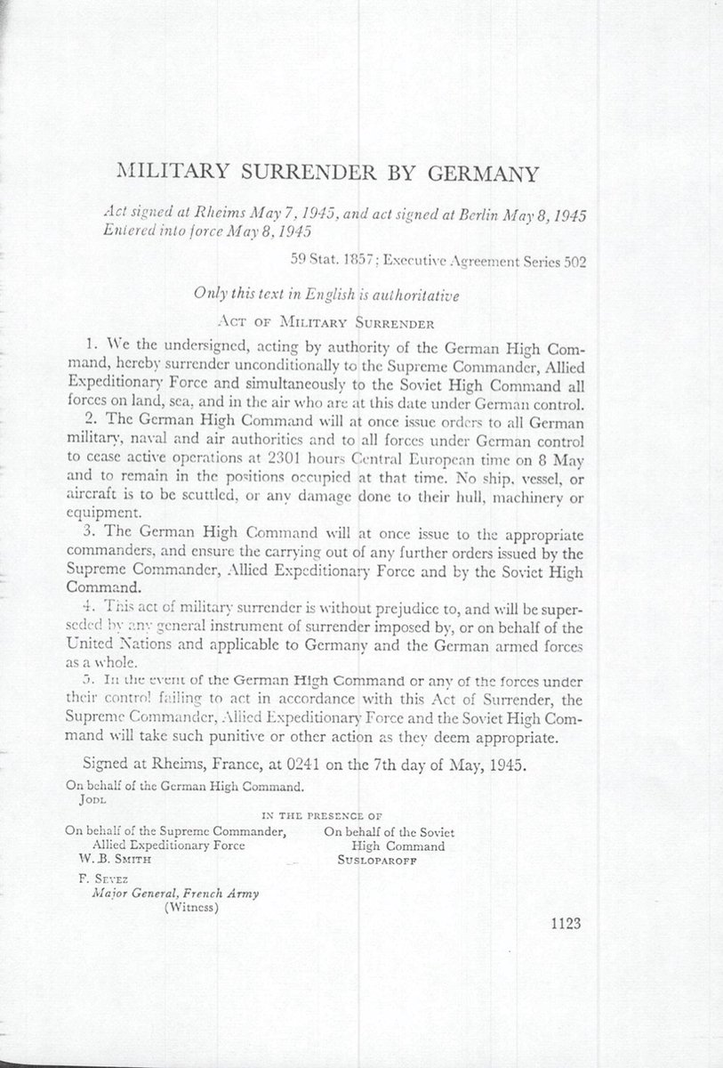 From the archives: On VEDAY75, explore the official act of military ...
