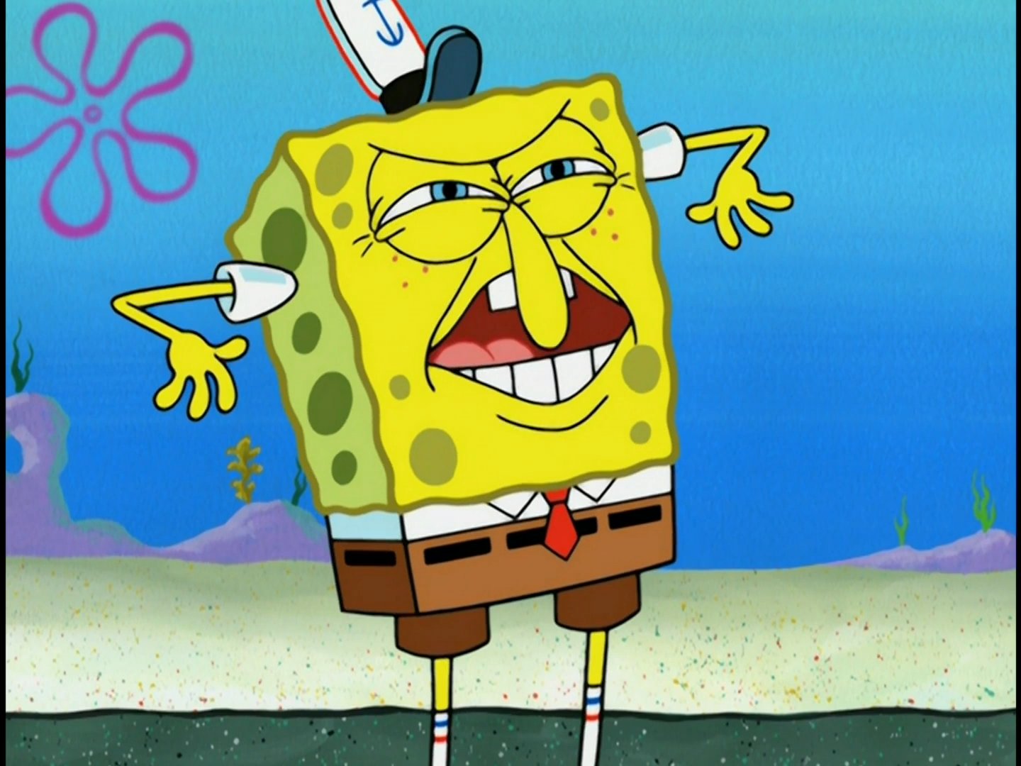 Spongebob Disgusted Face