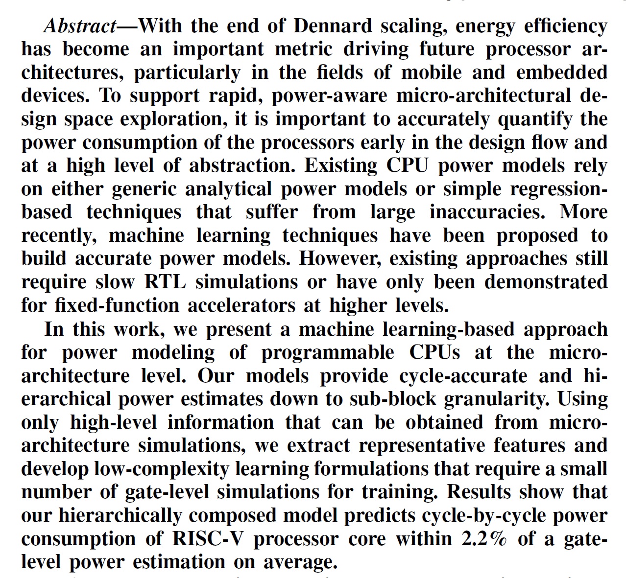 OGAWA, Tadashi on Twitter: "=> "Learning-Based CPU Power Modeling ...