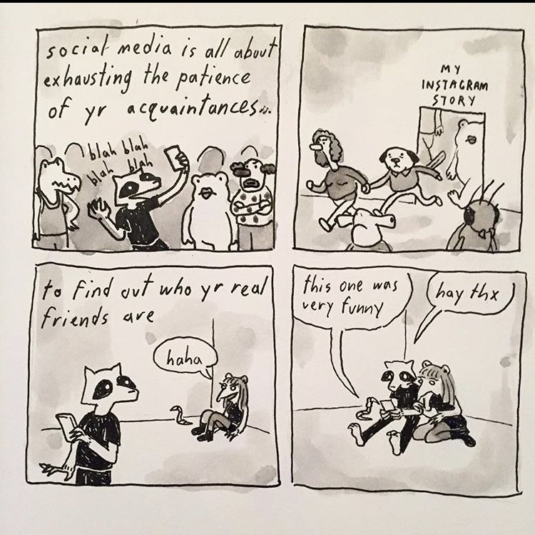 「here are some comics from my "Depict Social Media Apps As Un」alex ...